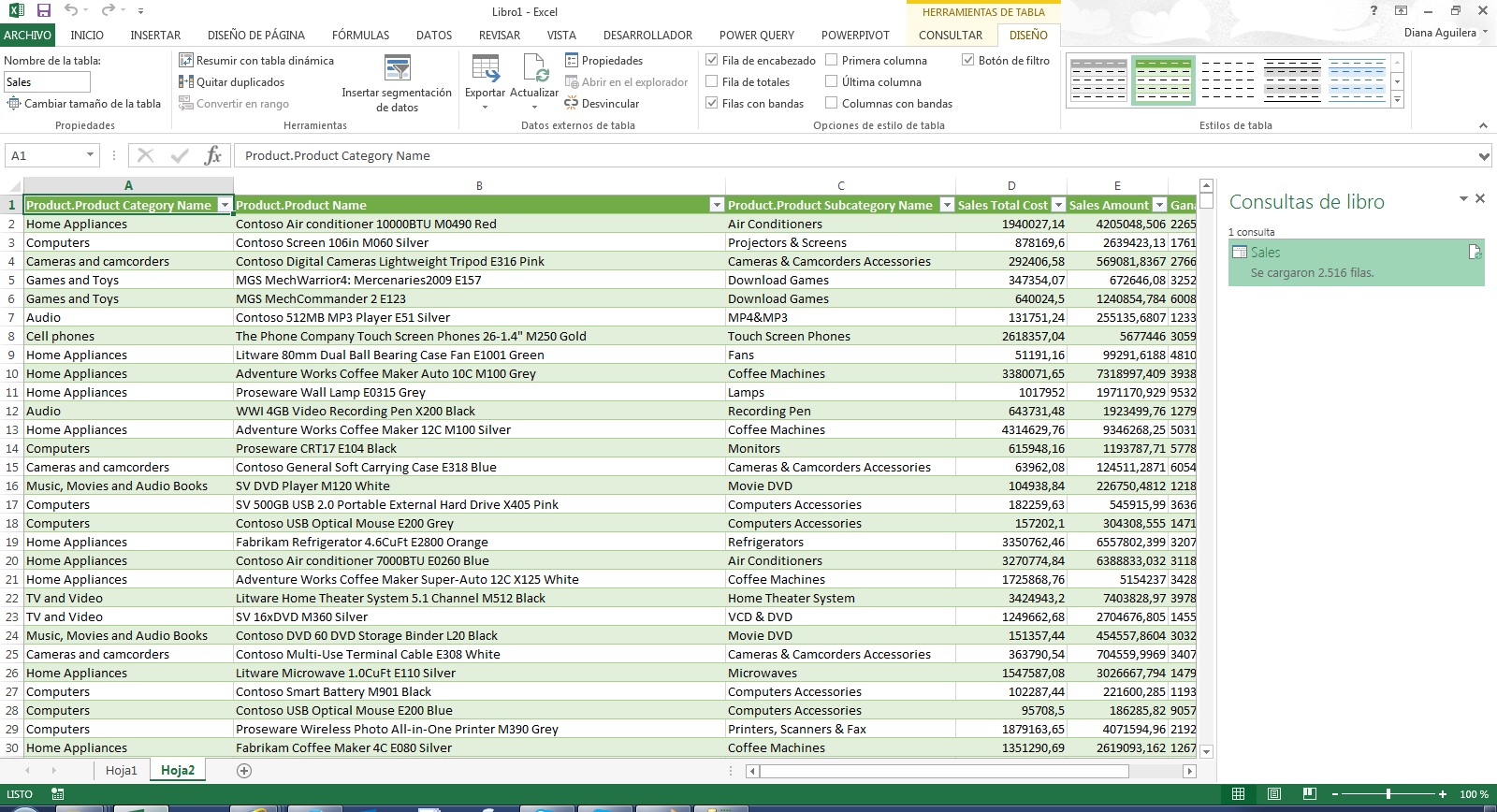 Microsoft Power Query para Excel: Obtener datos externos - Desde una ...