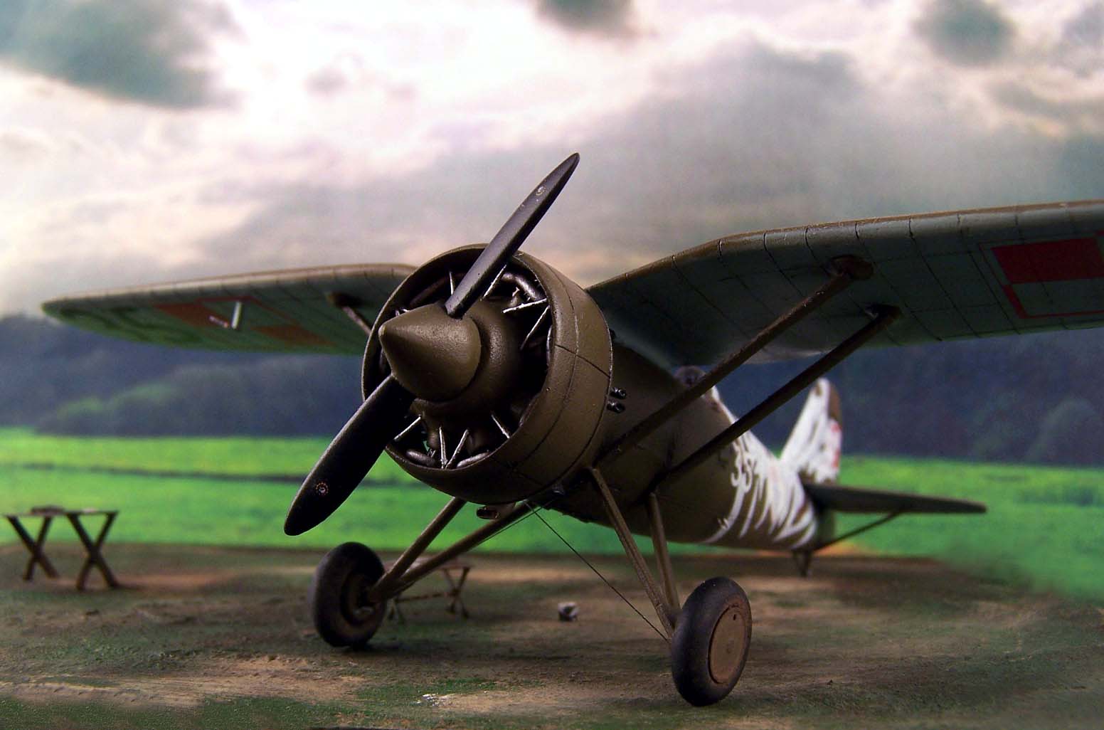 Modele z Szachownicą: PZL P.7a Leopolda Pamuły (kwiecień 2011 ...