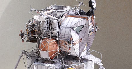 Apollo 13 Lunar Module Aquarius Paper Model | Paperized Crafts