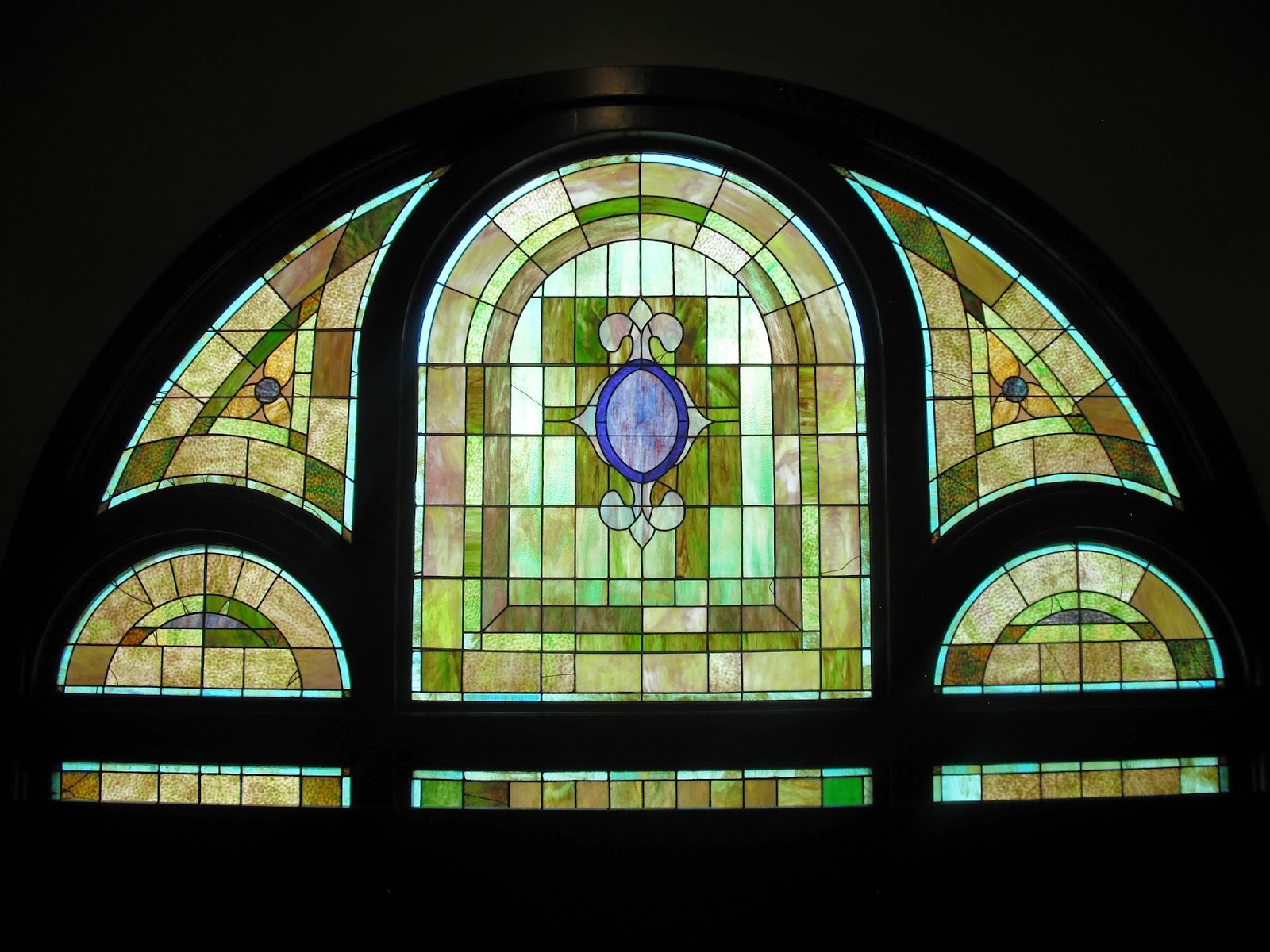 Historic LDS Architecture: Malad City Second Ward Chapel: Stained Glass