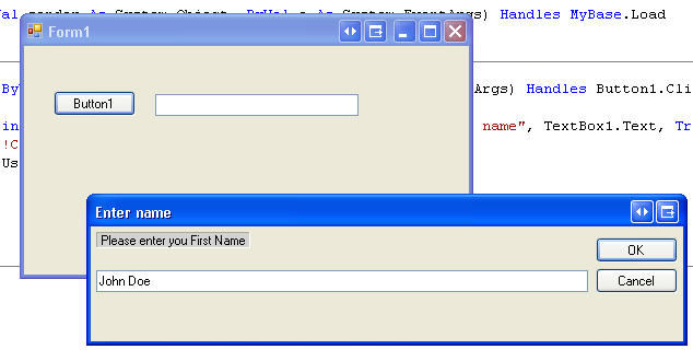 VB.Net: Create your own Custom InputBox.