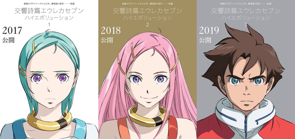 EL REY DE OTAKU: Película trilogía "Koukyoushihen Eureka Seven HI ...