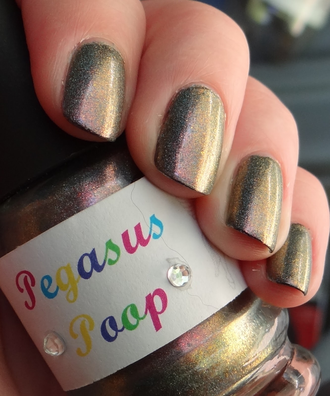 Lacquer Ninja: Glitters and Bubbles: Pegasus Poop