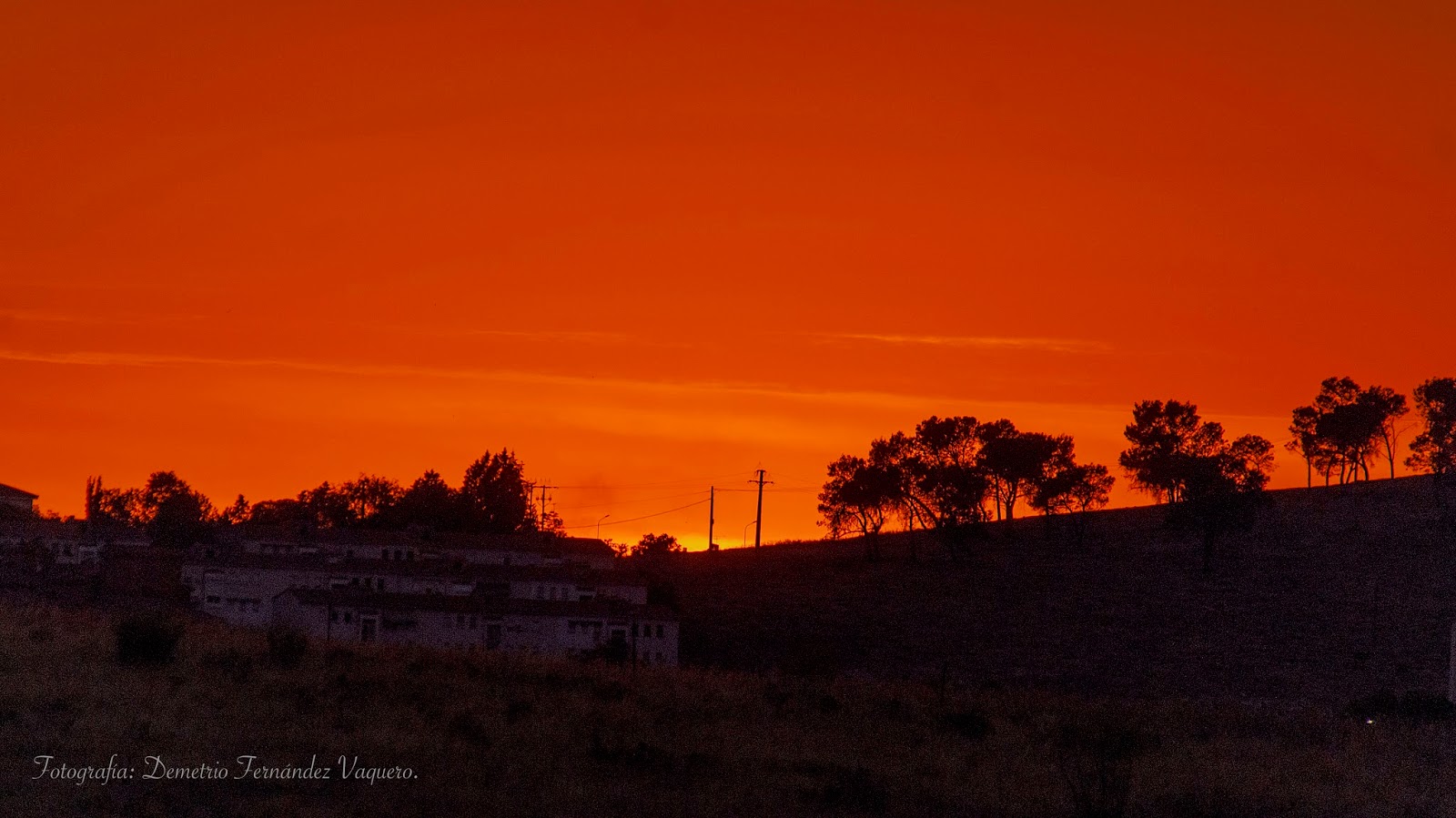 Cáceres, puesta de sol sobre la pedanía cacereña de Aldea Moret - 3 ...