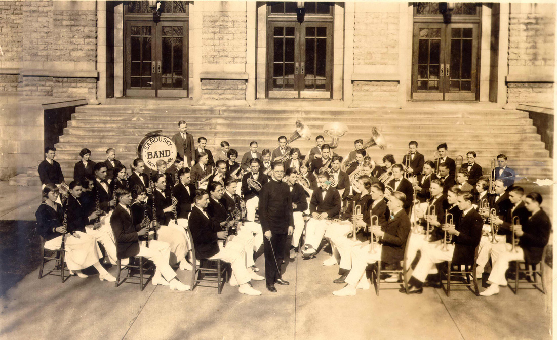 Sandusky History: Sandusky High School Band in 1925
