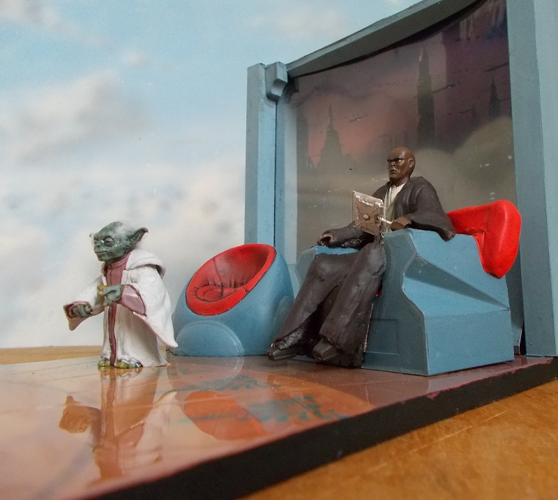 Happyscale-Modellbau: Jedi-Rat mit Meister Joda und Meister Mace Windu ...