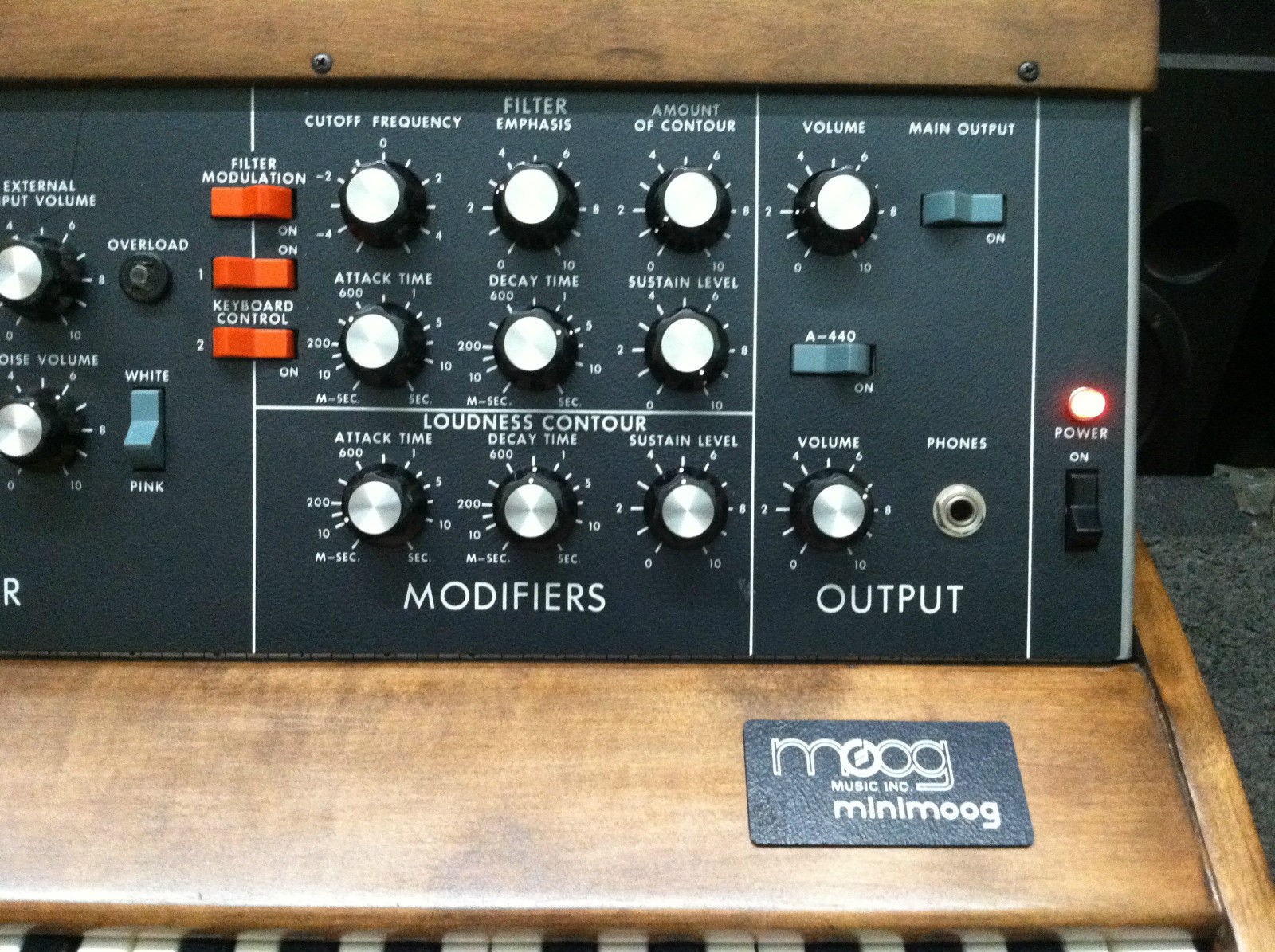 MATRIXSYNTH: Moog Minimoog MODEL D Old OSC with Big Briar MIDI In