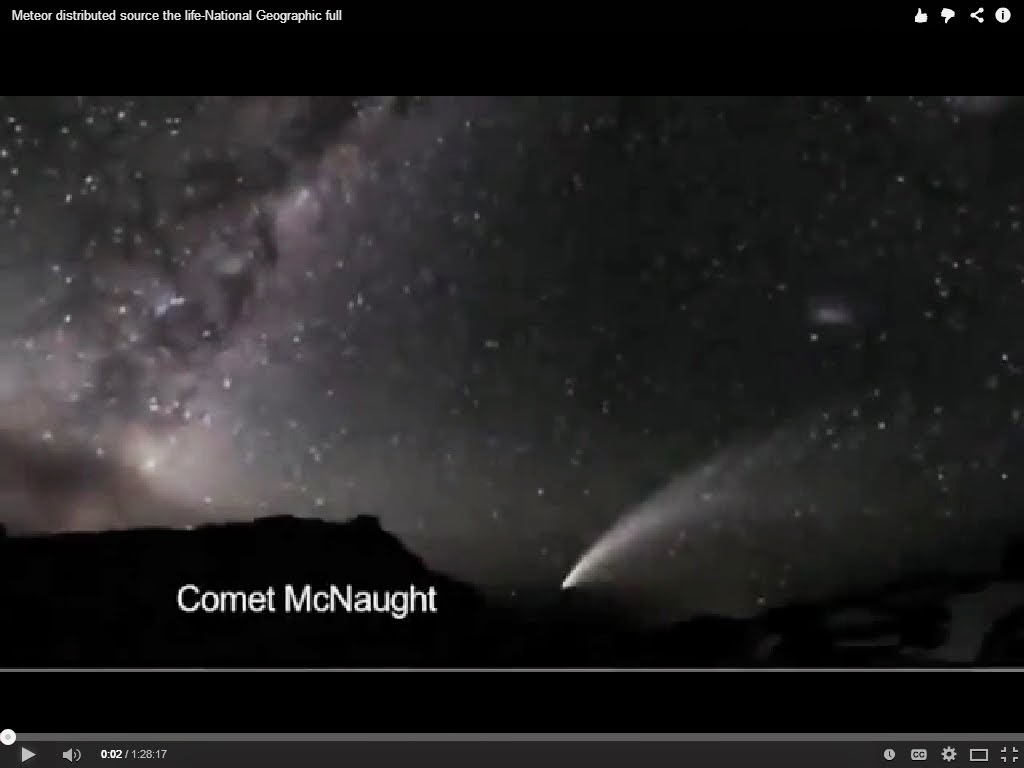 The Latest Worldwide Meteor/Meteorite News: Comets - Life Bringers ...