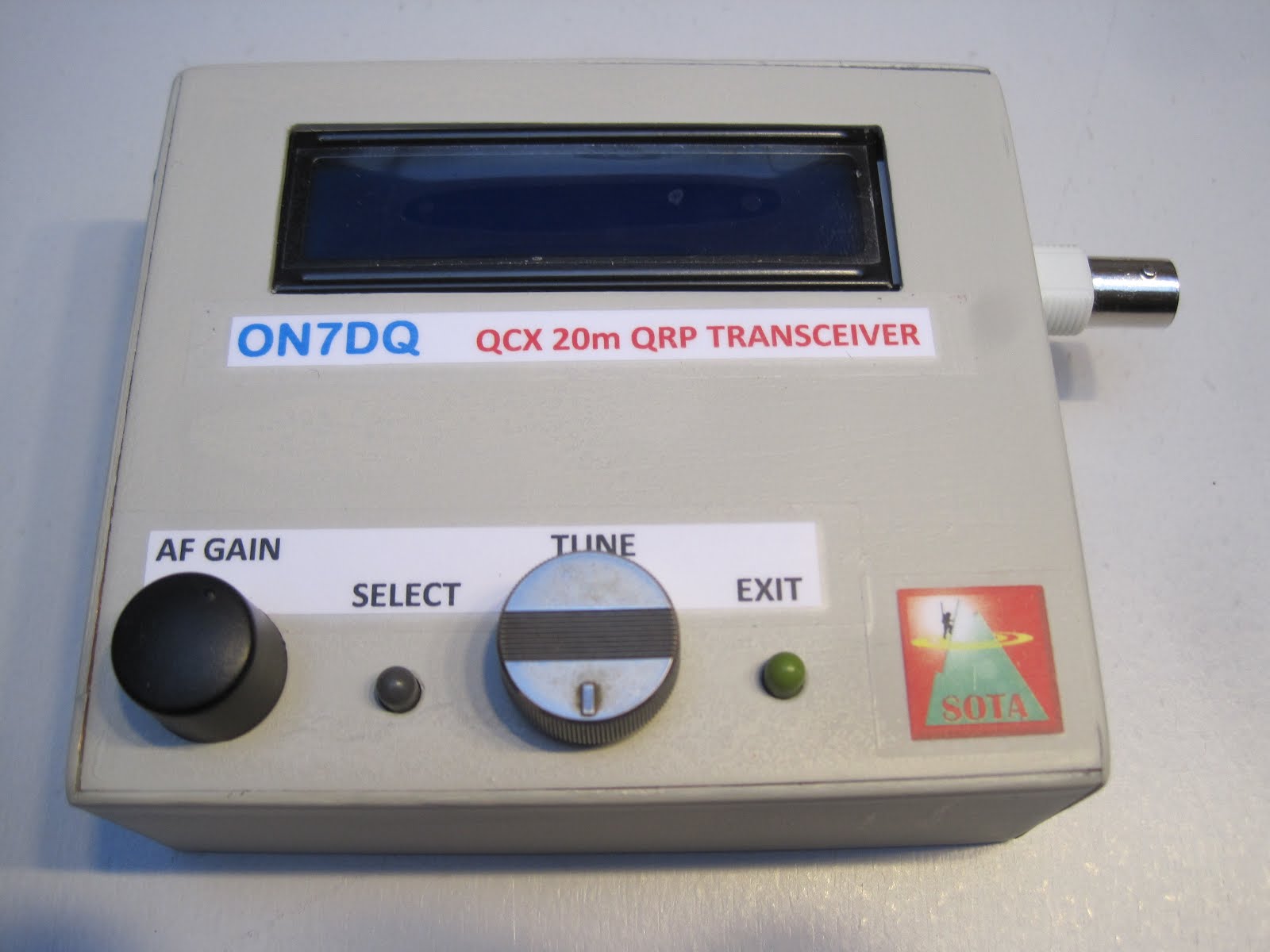 ON7DQ (KF0CR) HAM Radio Blog: My build of the QCX 5W CW transceiver