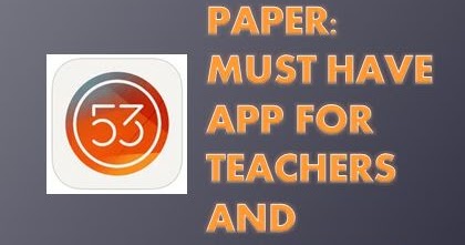 Guiding on the Side: Paper: the free app you never knew you absolutely ...