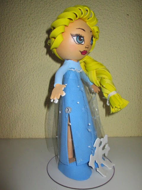 Cantinho da Beth: Princesas Elsa e Anna Frozen em EVA