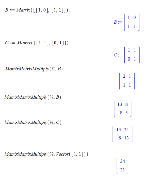 The Ben Paul Thurston Blog: Golden matrices