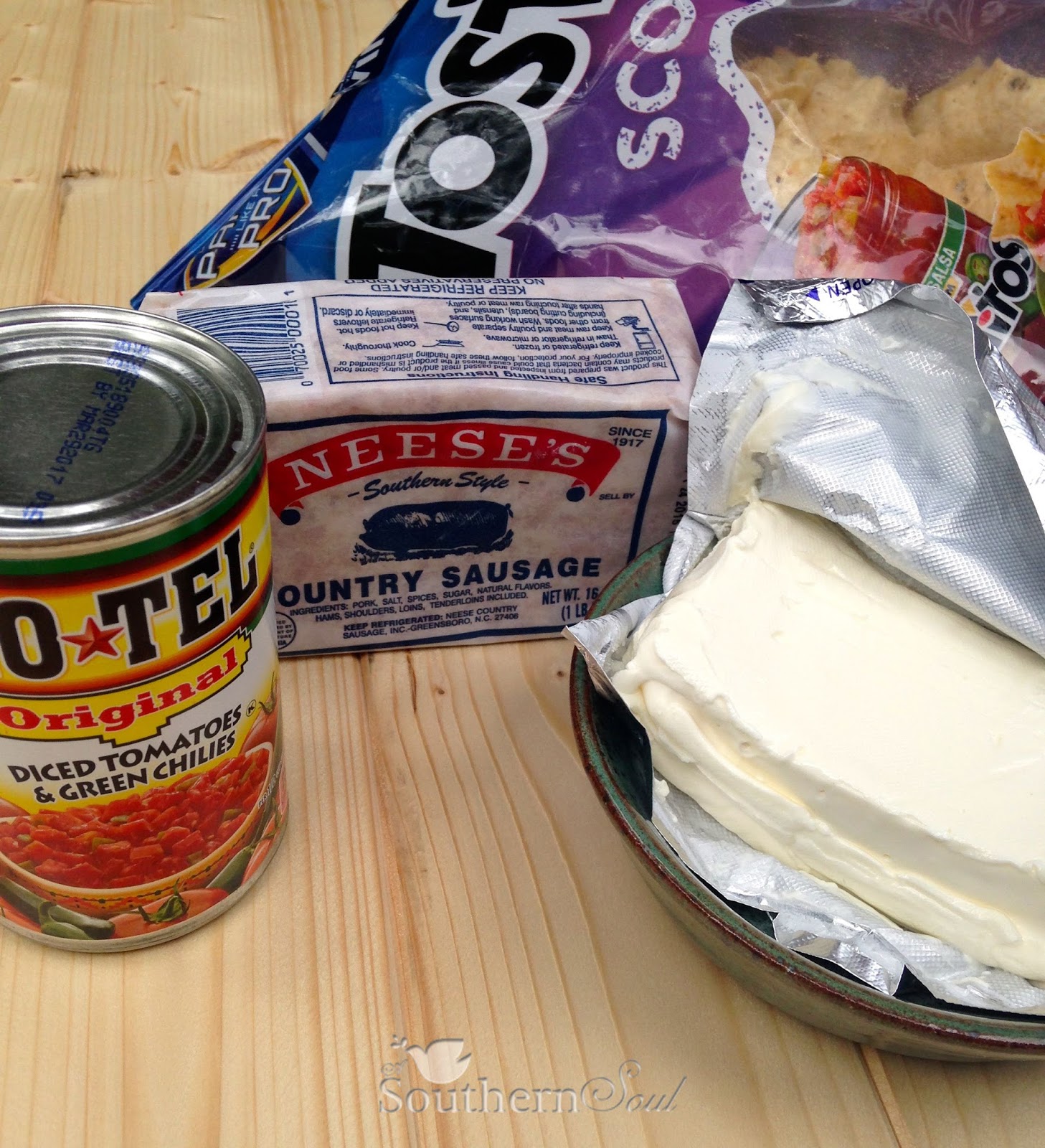 Spicy Sausage Dip - A Southern Soul