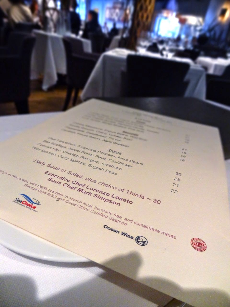 Scrumpdillyicious: George: Innovative Canadian Cuisine on Queen East