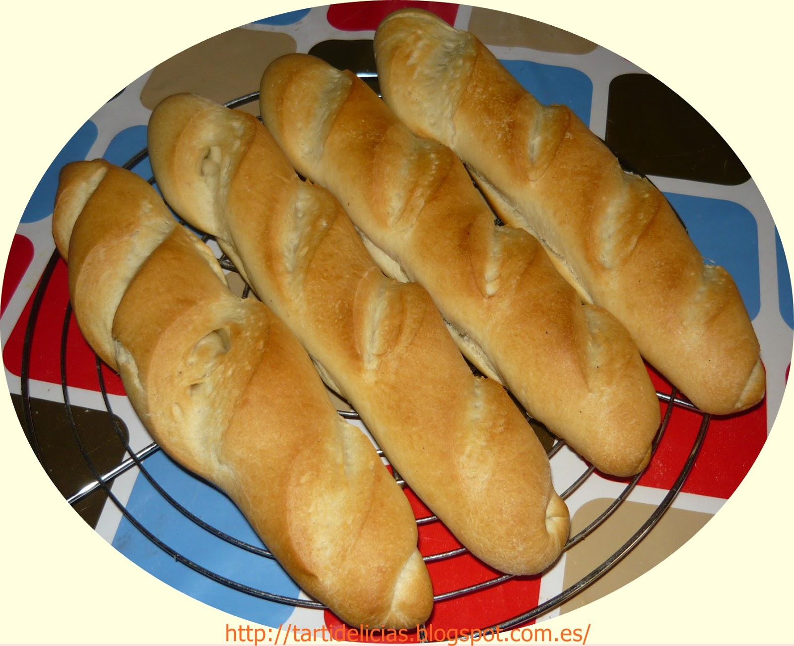 Tartidelicias: Barras de pan