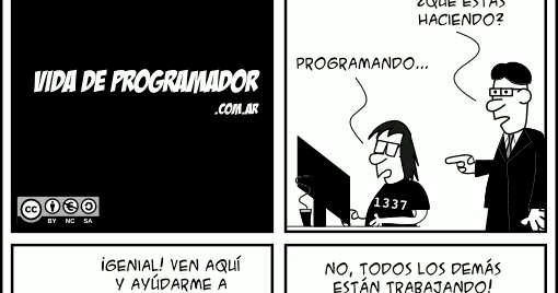 Humor con Software: Vida de programador