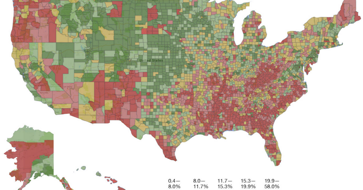 The Rural Blog: Interactive map shows how much each county relies on ...