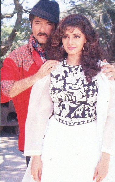 Sridevi: Anil Kapoor and Sridevi on the sets of Roop Ki Rani Choron Ka Raja