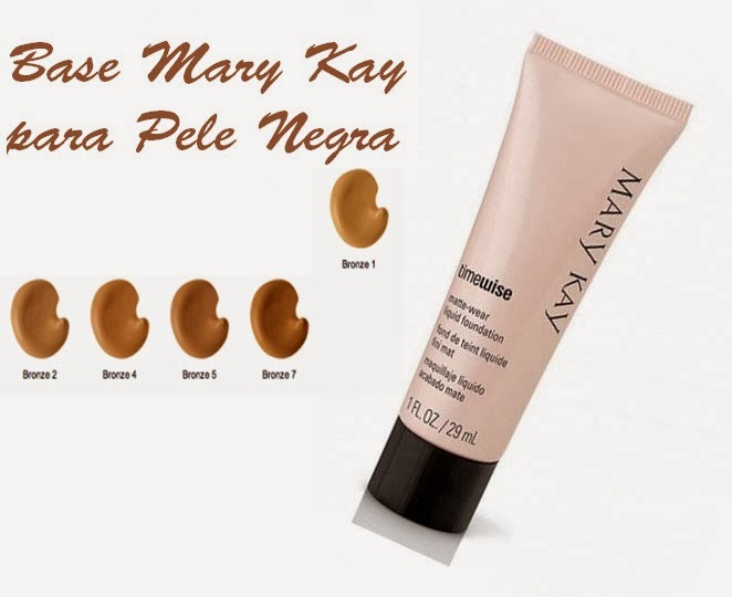 Linda, de Base e Pó Compacto: Bases Mary Kay para pele Negra