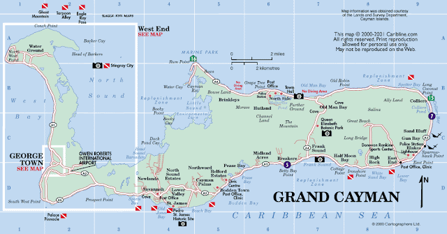 MAPS OF CAYMAN ISLANDS
