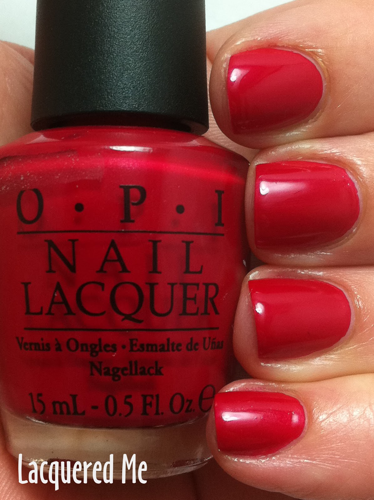 Lacquered Me: OPI Red