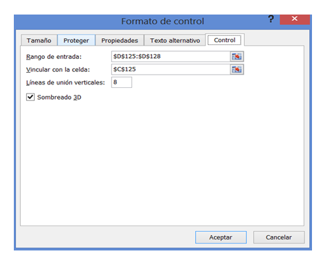 CONTROLES DE FORMULARIOS EN EXCEL Y SUS PROPIEDADES