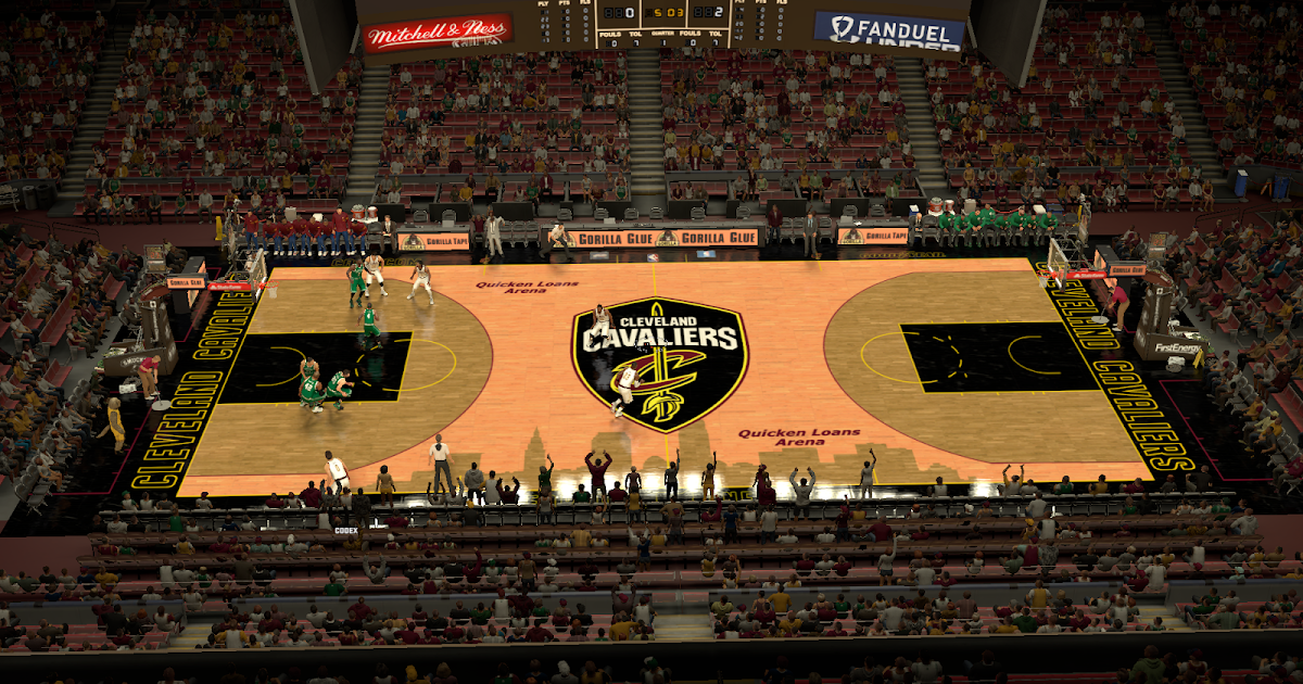 NBA 2K17 Cleveland Cavaliers Court 2017-2018 - Shuajota: NBA 2K24 Mods ...