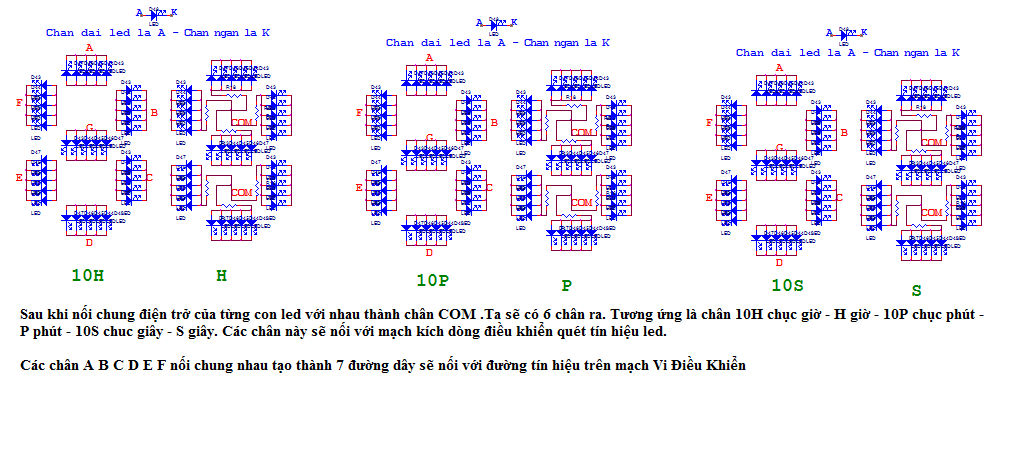 Hướng dẫn làm mạch đồng hồ dùng led đơn