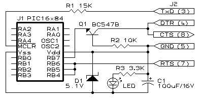 JDM - A Simple PIC Programmer Circuit ~ Scorpionz - Electronic Circuits and Microcontroller Projects