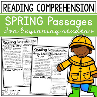 Reading Fluency & Comprehension - All Students Can Shine