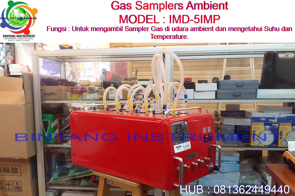 BINTANG INSTRUMENT : Jual Portable Air Sampler Impinger GAS SAMPLERS ...