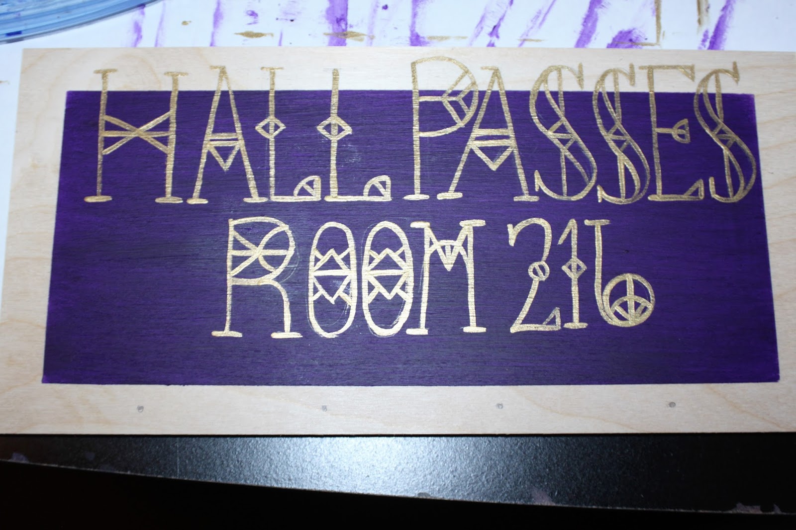 Mrs. Wolfe's Art Room: What's Going on in the Classroom: DIY Hall Passes