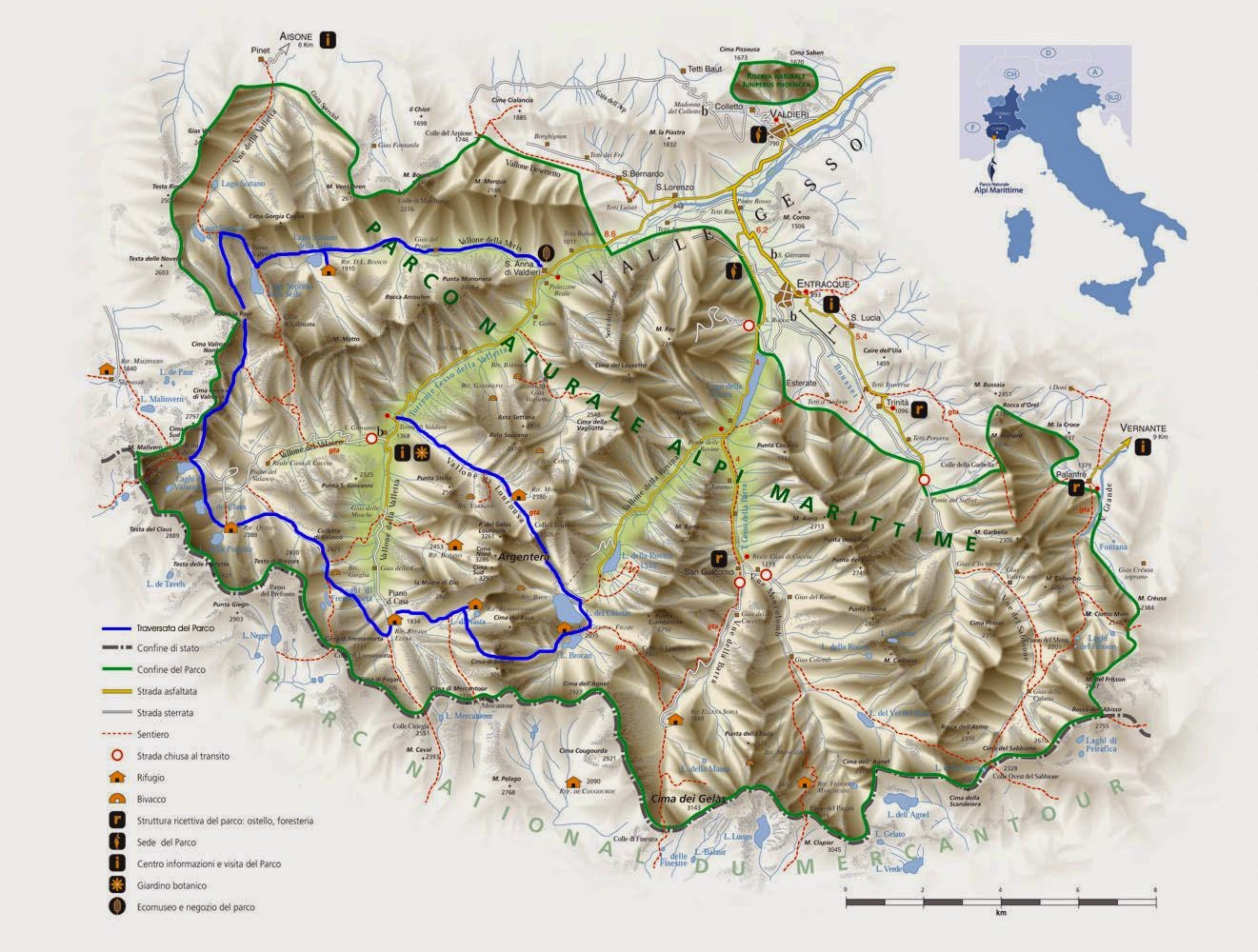 Trekking Nasturzio: Trekking delle Alpi Marittime, il diario.