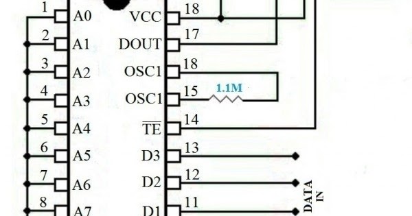 433MHZ RF Transmitter and Receiver Circuit Diagram ~ Technical Place