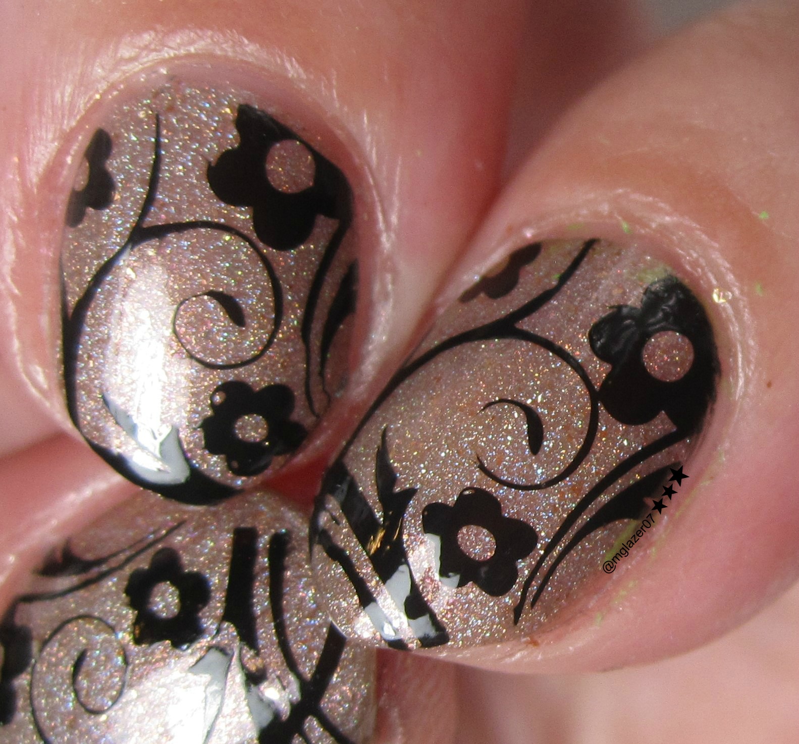 Mindfully Polished: Nail Art with Ever After Polish and Bundle Monster!