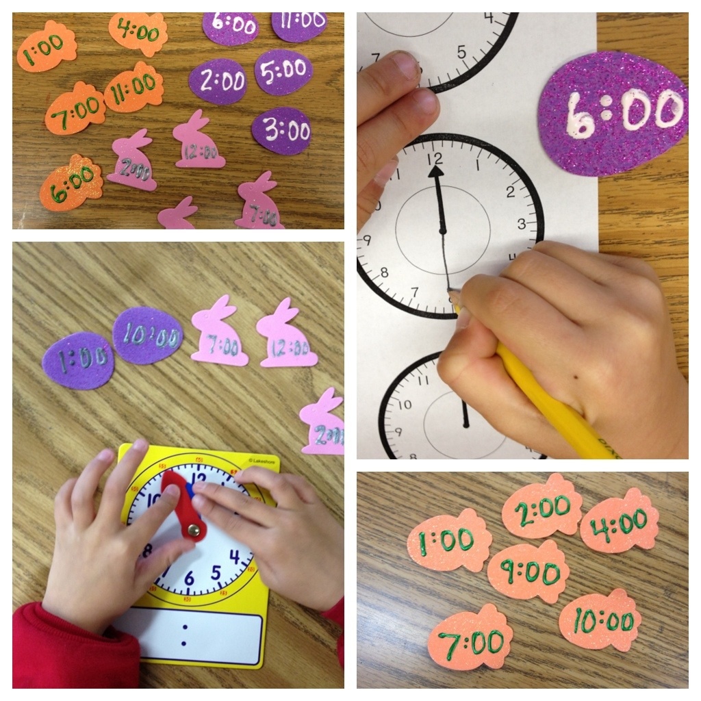 Telling Time in Kindergarten - Apples & ABC's