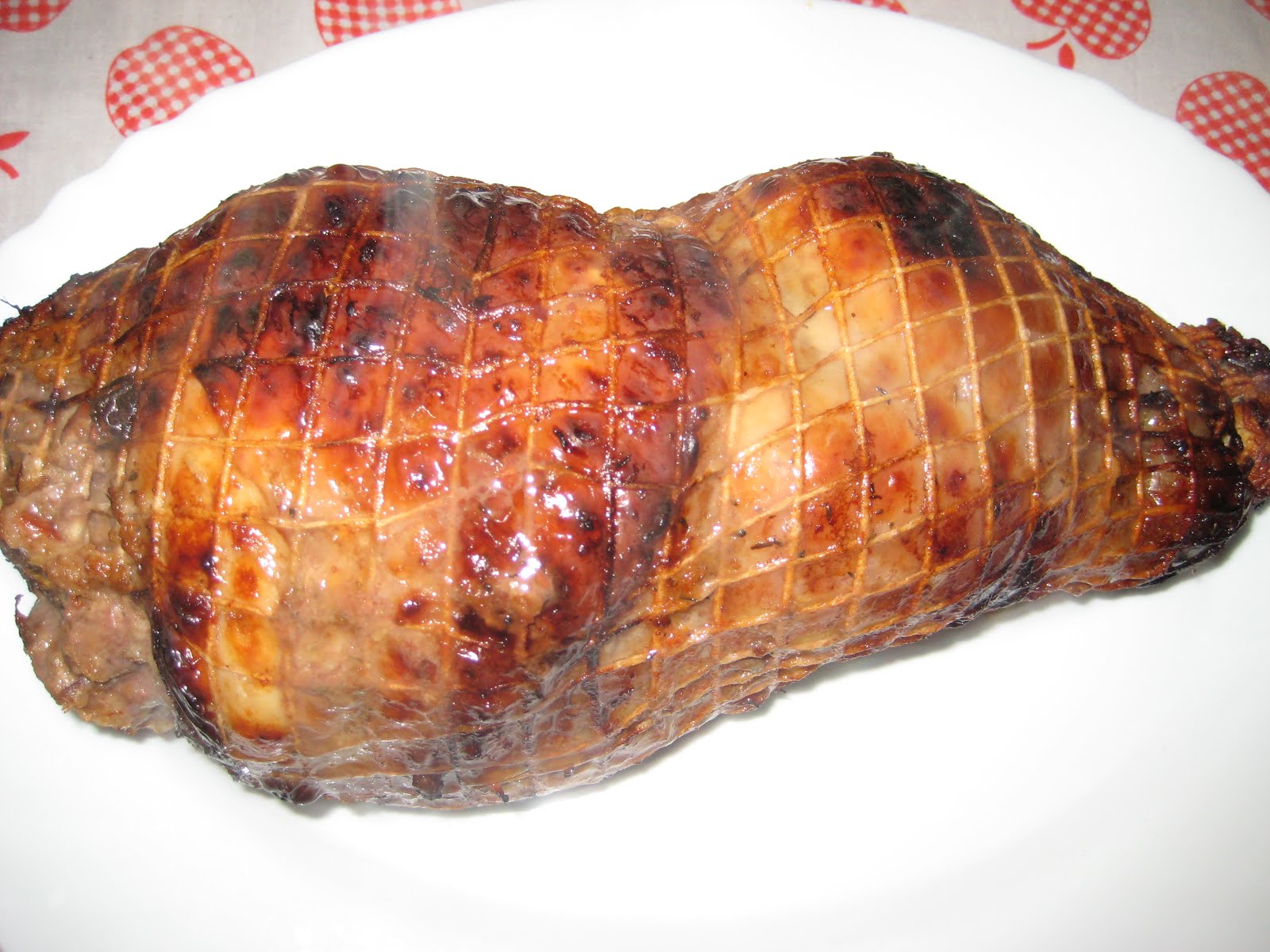 Ensaios culinarios: Perna de peru recheada com alheira