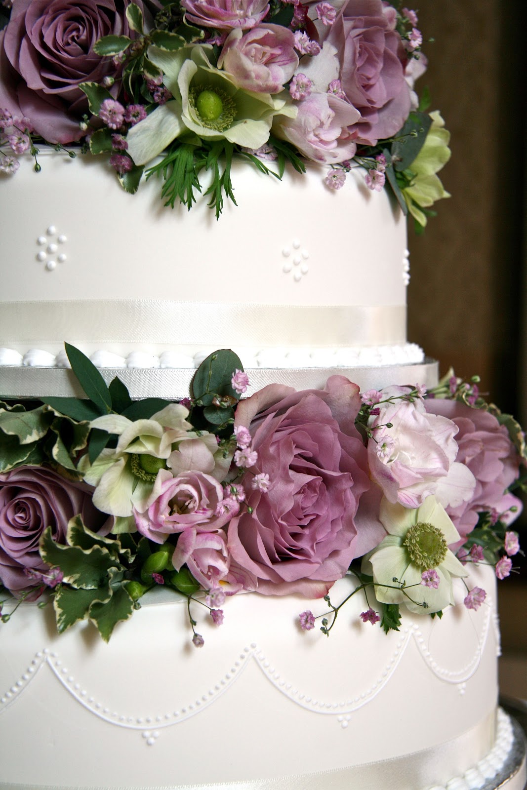 Flowers Wedding Cake - Wedding Flower Ideas