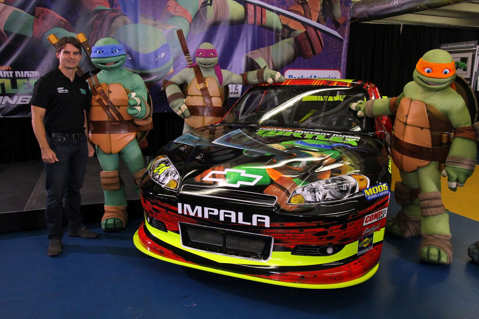 Jeff Gordon and the Teenage Mutant Ninja Turtles ~ Grown People Talking