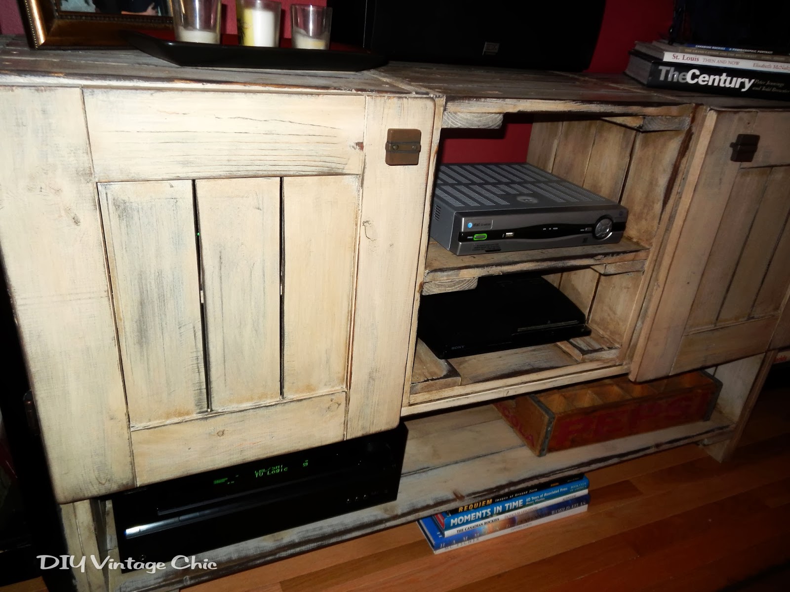 DIY Rustic TV Stand