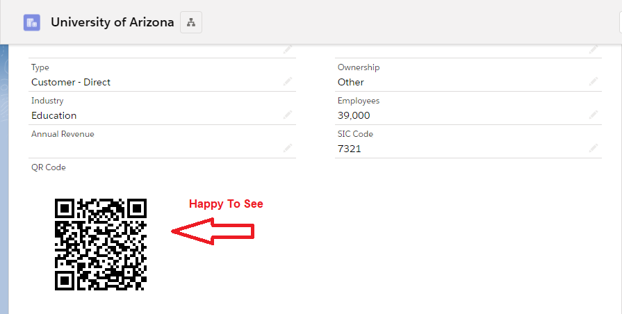 SFDC4Students: Generate QR Code in Lightning for any Salesforce Object