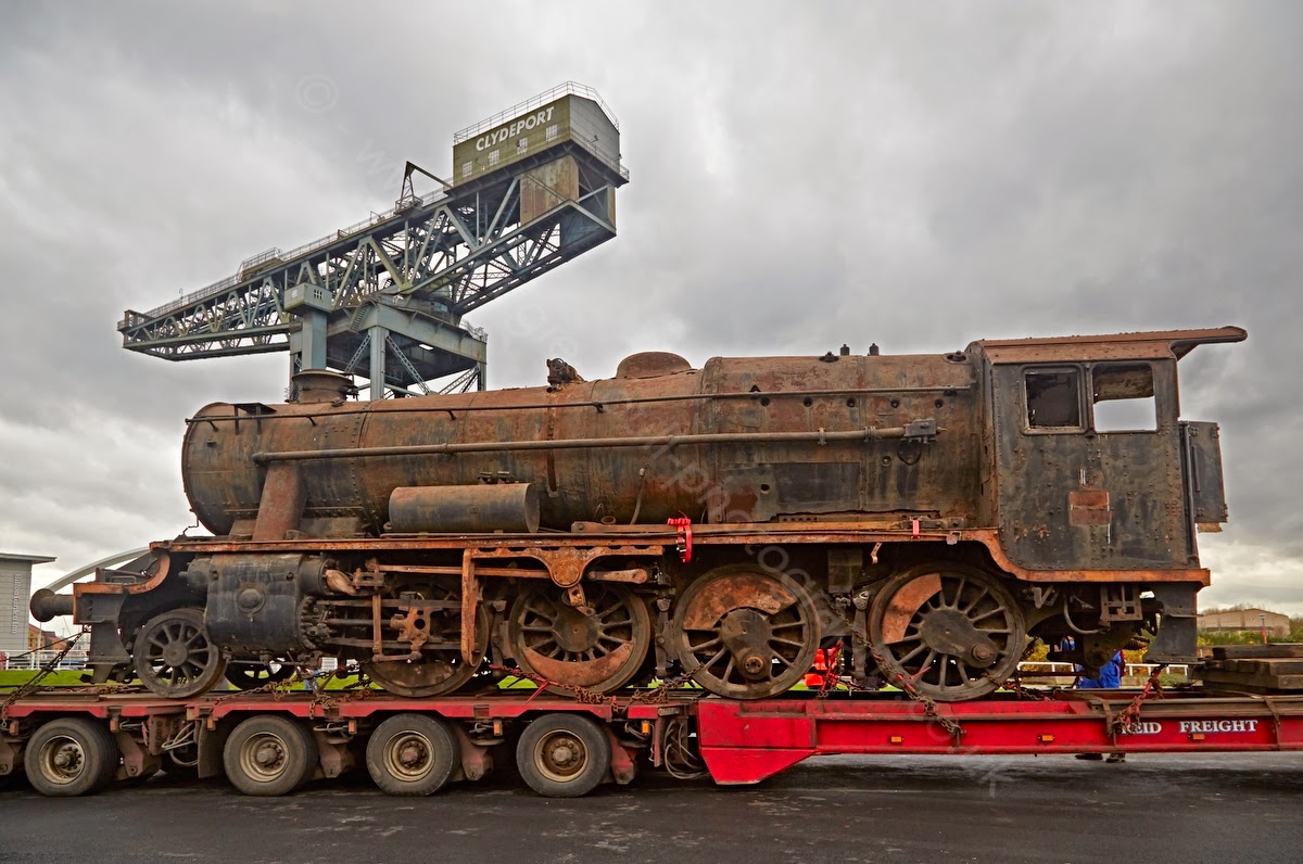 Dougie Coull Photography: Turkish 8F Steam Locomotive - 45170 - Arrives ...