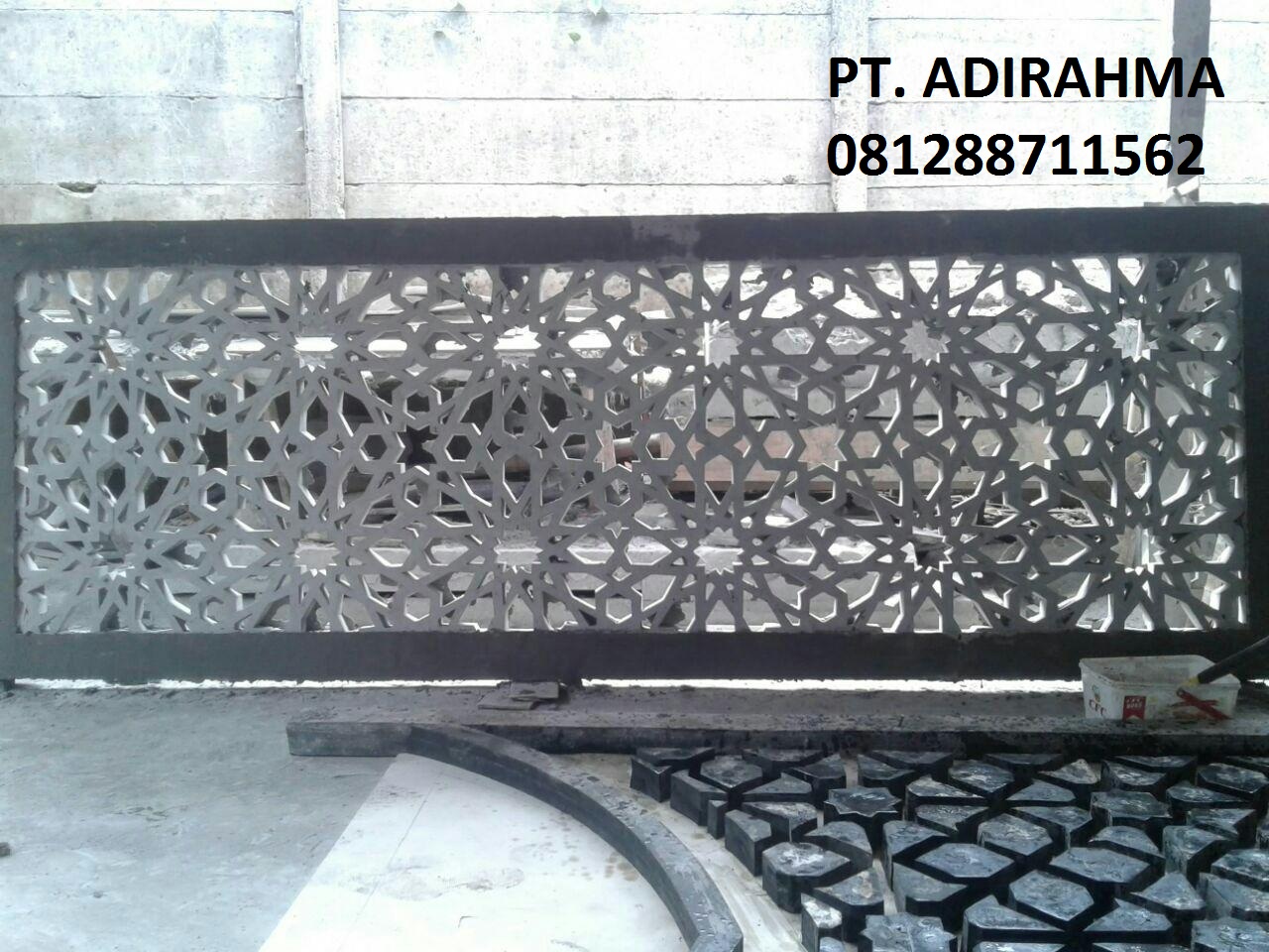 krawangan GRC motif bunga, 087771760954: 2018