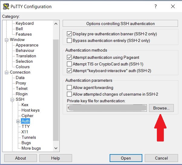 Cloud@Cloud: Configure Putty to SSH Into Oracle Compute Instance