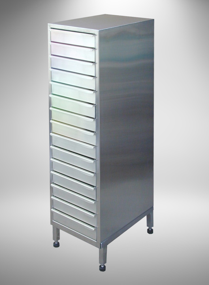 Lemari penyimpanan berkas dan dokumen stainless steel - Doc drawer ...