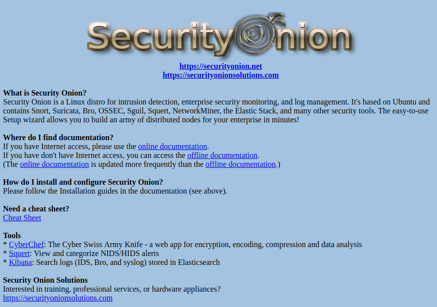 Security Onion