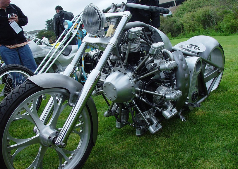 Radial Engine Bike Built by Jesse James ~ Fast 4 Speed
