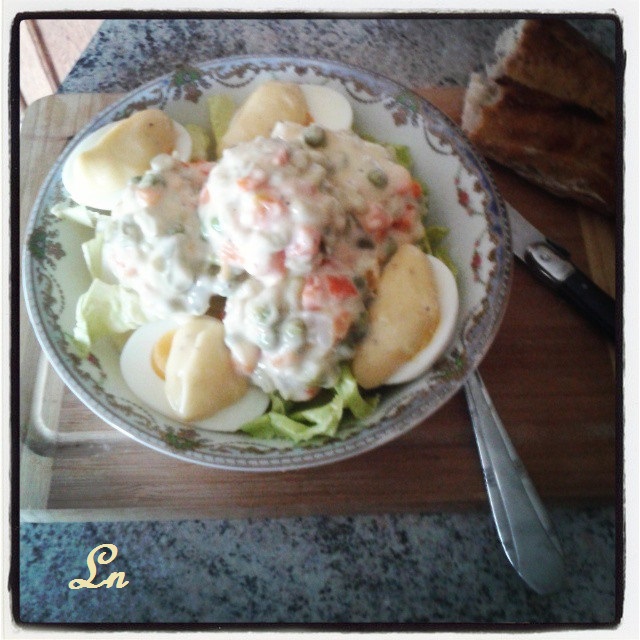 Keskonmangemaman?: Oeufs à la russe , une entrée simple pour un repas ...