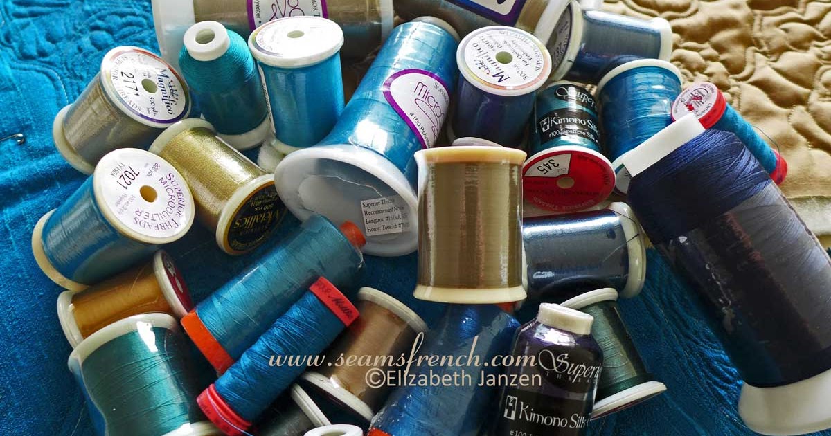Quilting With Silk III: Choosing Threads