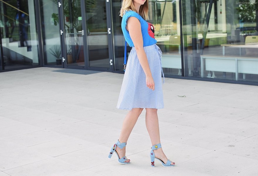 Stylowa Misja: SANDAŁY Z NASZYWKAMI | TOTAL BLUE LOOK